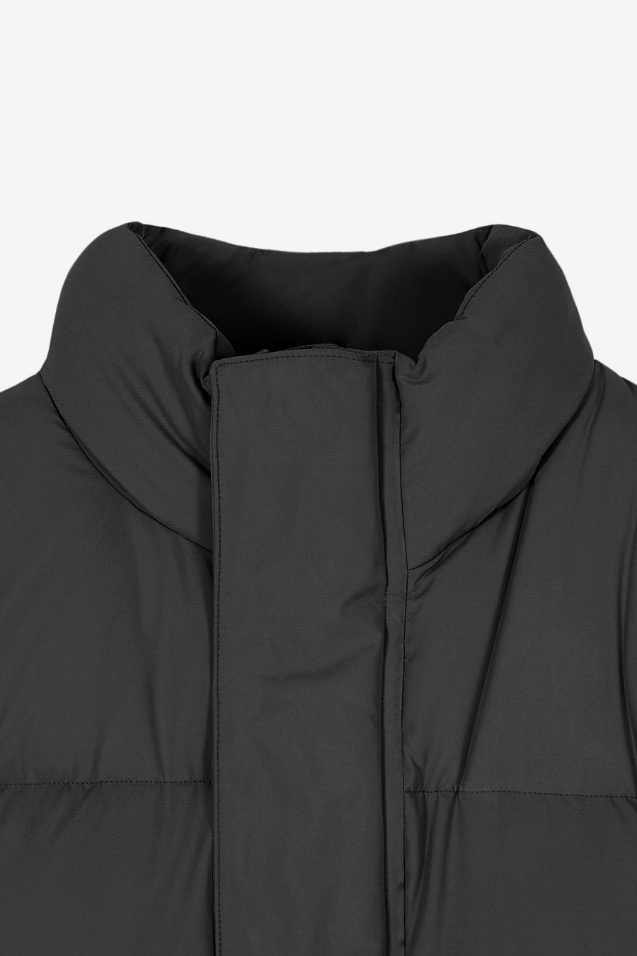 MUSINSA | INSILENCE Essential Down Jacket CHARCOAL
